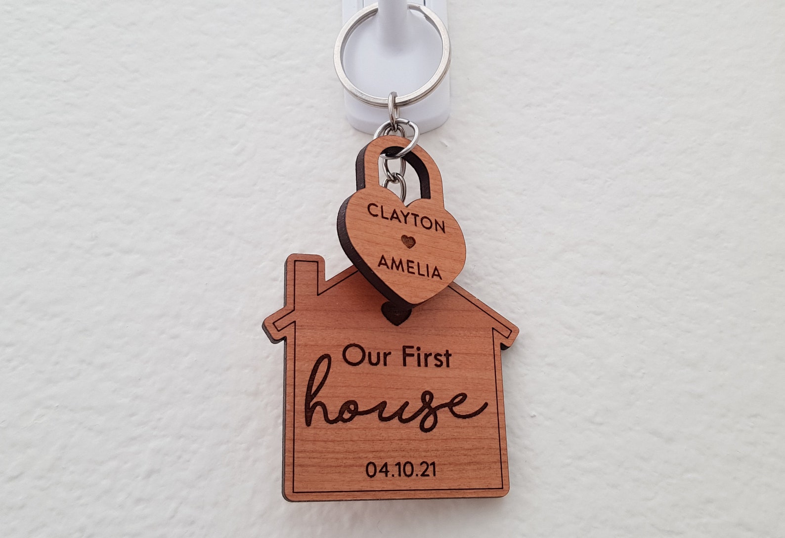 Personalized first home keychain First Home Personalized Key | Etsy