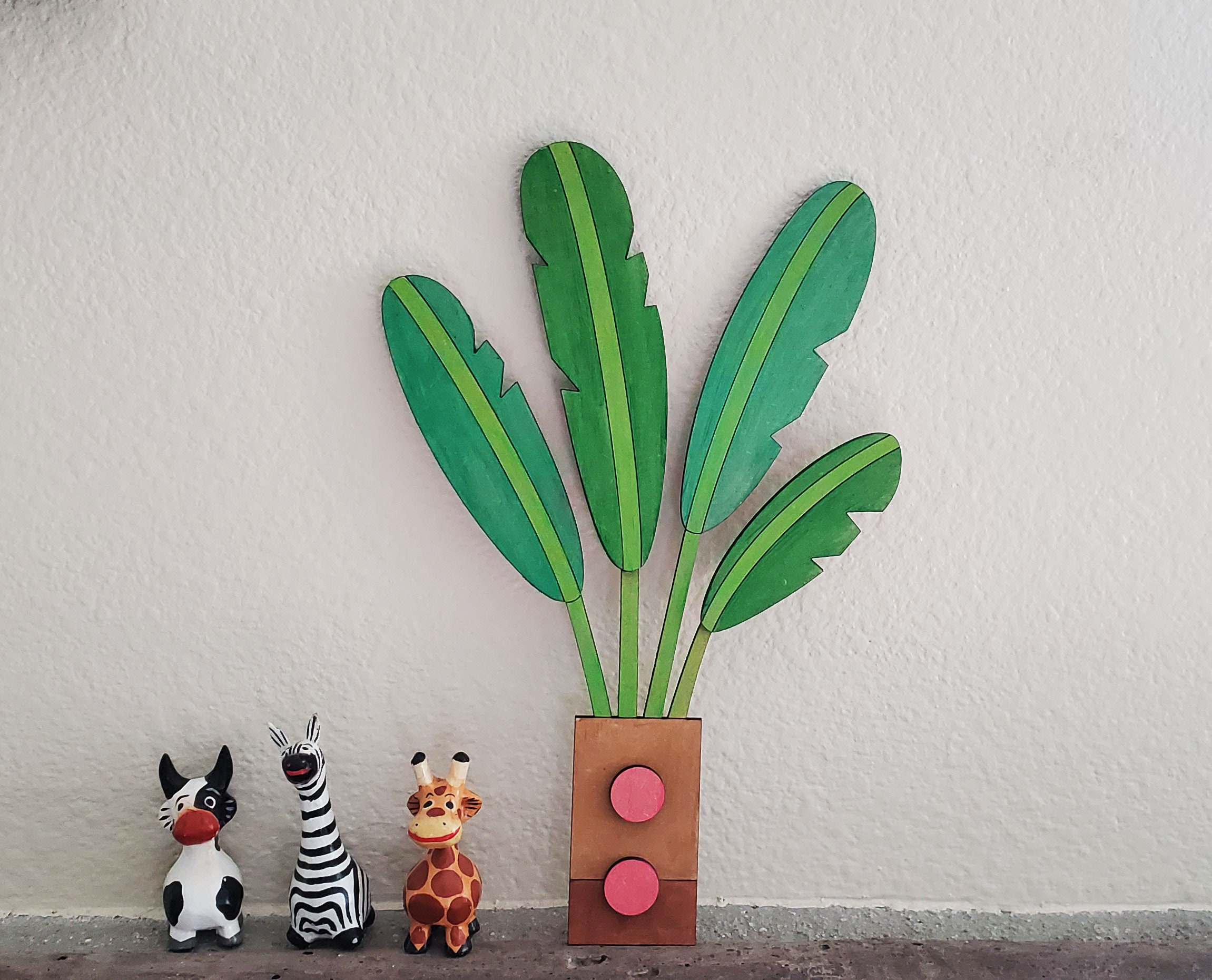 Wooden Plants Craft Blanks, Plants Craft, Plants Decor, DIY Craft for ...