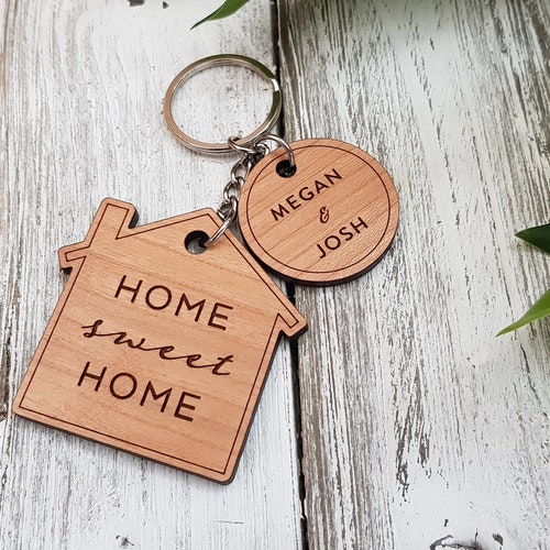Personalized Keychain Our First Home Keychain New Home Gift - Etsy Canada