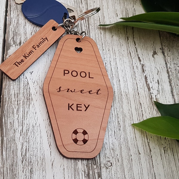 Personalized Pool Key - Etsy