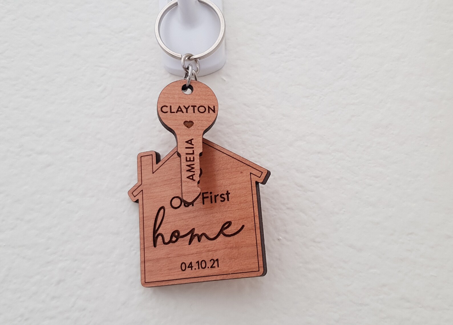 Personalized first home keychain First Home Personalized Key | Etsy
