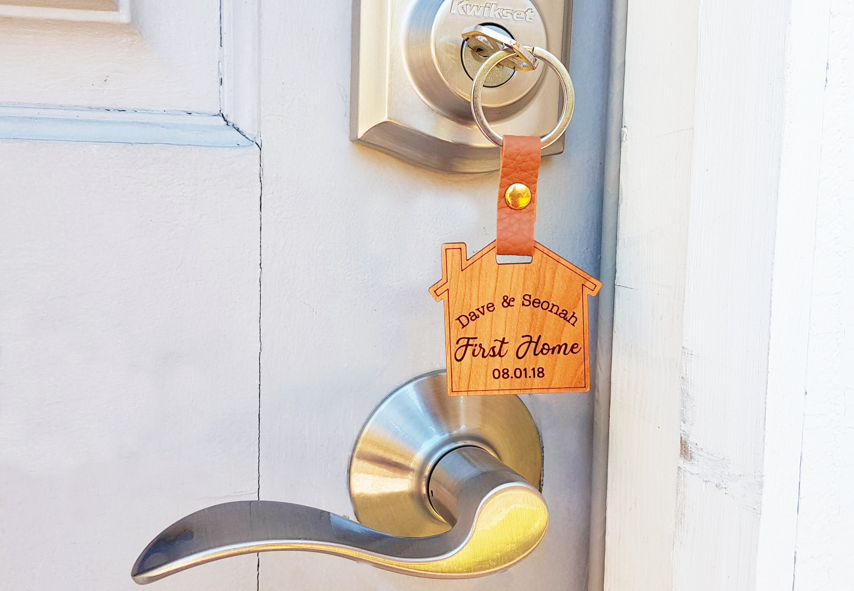 Personalized New Home Key Chain Welcome Home Keychain Our | Etsy