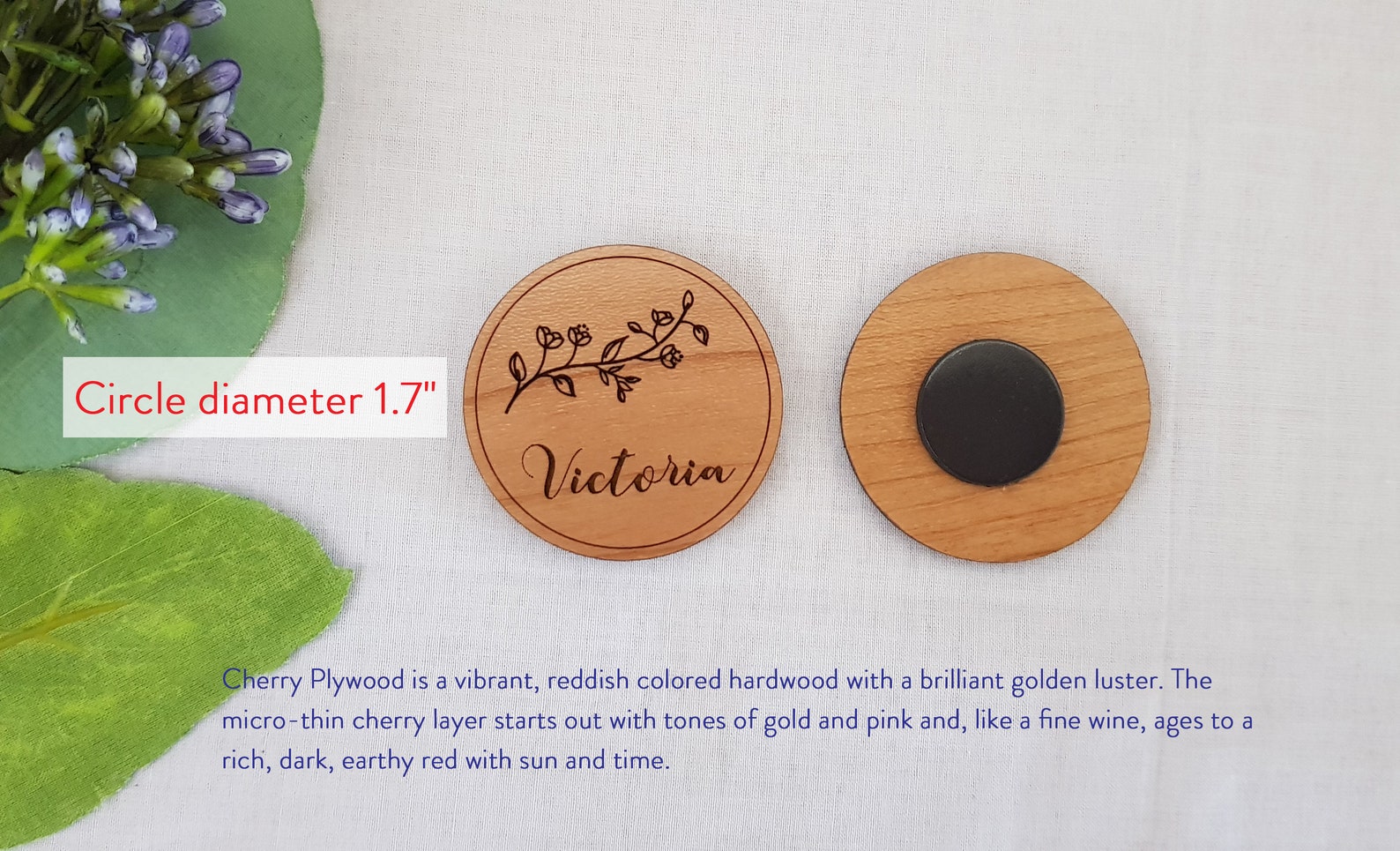 Personalized Wooden Magnets, Name Magnets, Custom Magnets, Fridge ...