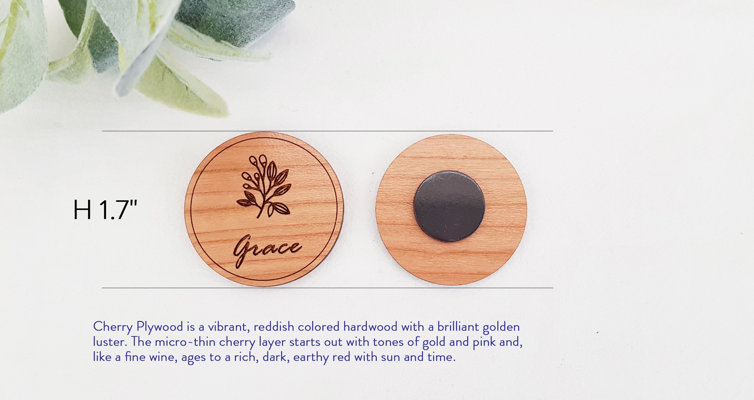 Personalized Wooden Magnets, Name Magnets, Custom Magnets, Fridge ...