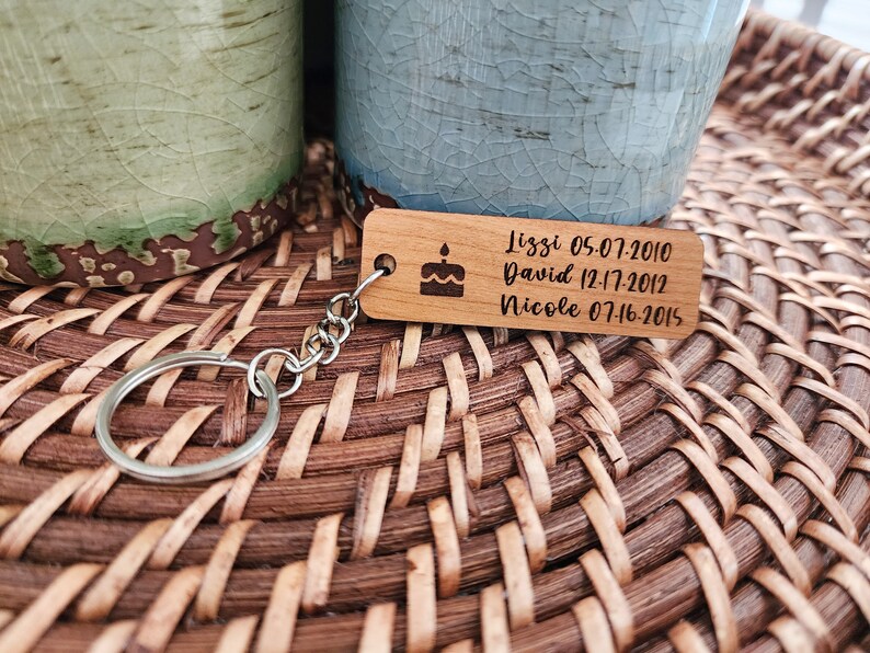 Personalized Keychain, Reminder Keychains, Custom Logo, Custom Key ...