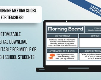 Morning Meeting Slides. Upper Elementary Morning Meeting. August MM ...