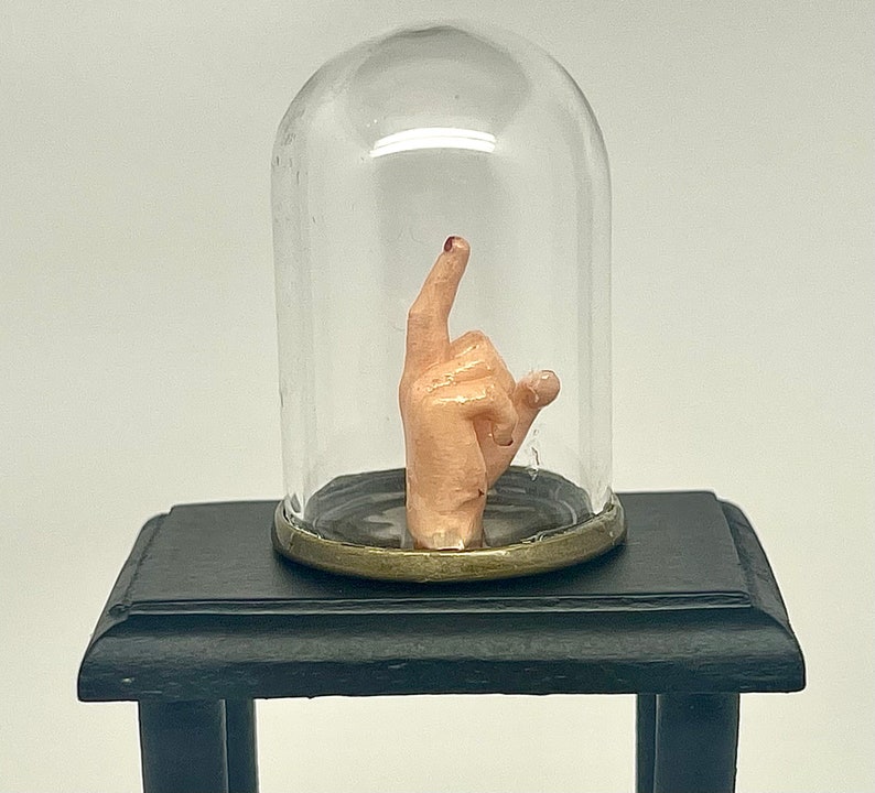 The salute Middle Finger Miniature Display - Etsy