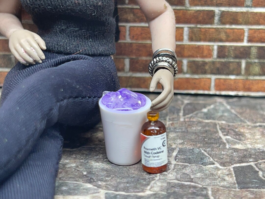 The “purple Stuff” Dollhouse Miniature Set - Etsy