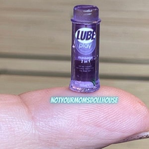 The “slide It In” Dollhouse Miniature Lube Bottle - Etsy