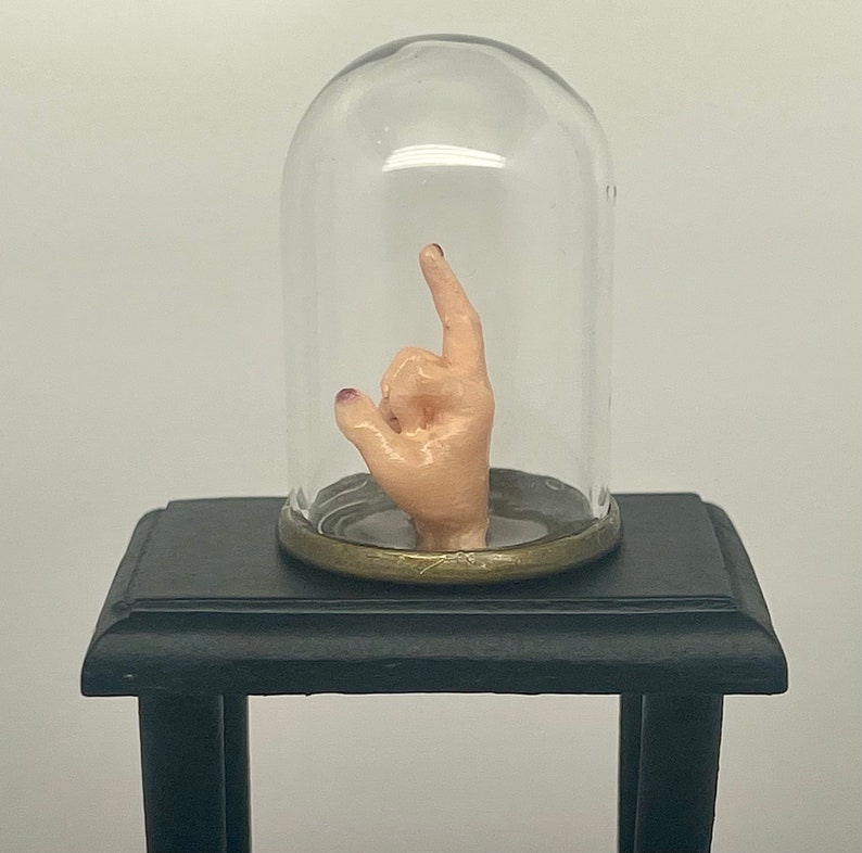 The salute Middle Finger Miniature Display - Etsy