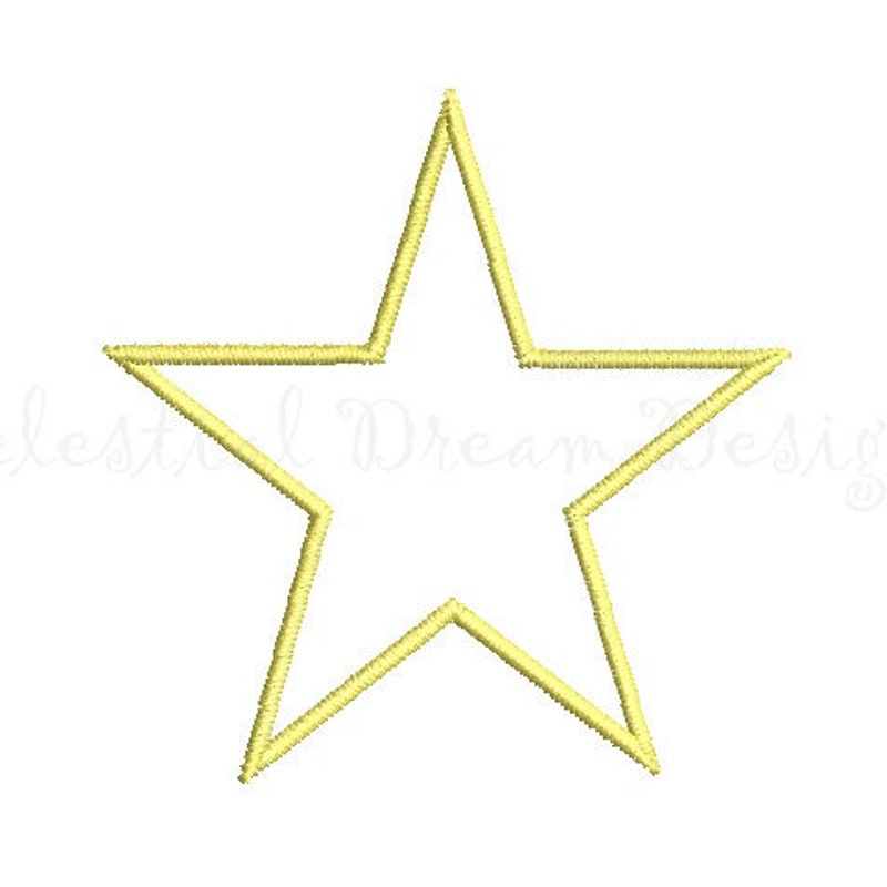 Outline of a Small Star - Etsy
