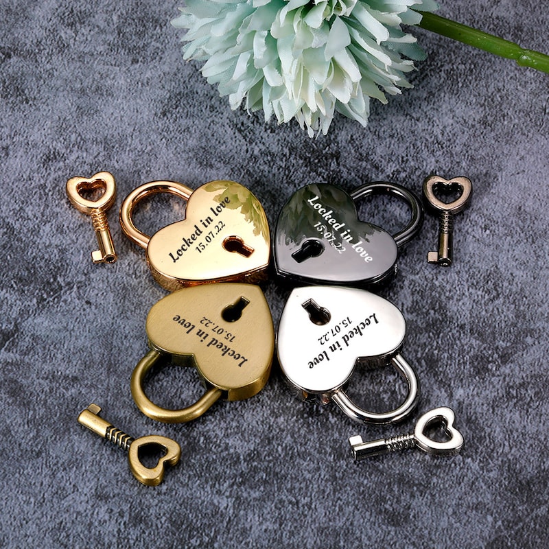 Heart Lock - Etsy