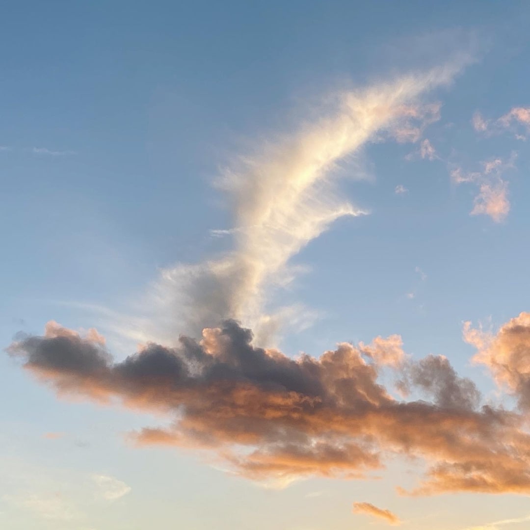 Mares Tail, Clouds, Gift for Her, Photograph, Pastel Colors, Gift for ...