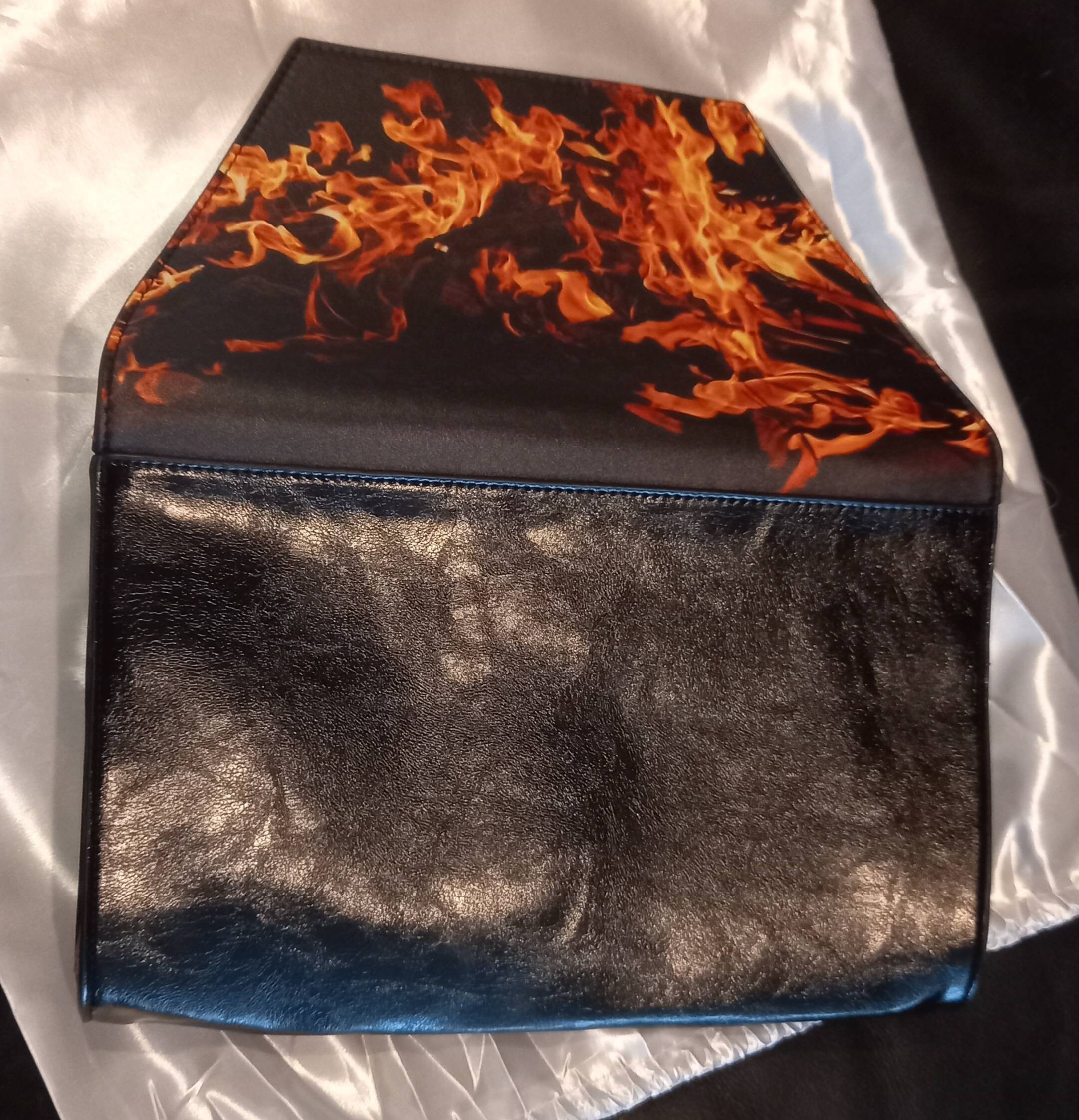 Fire Flames Elegant Clutch Bagevening Bag/purse/handbaggift - Etsy