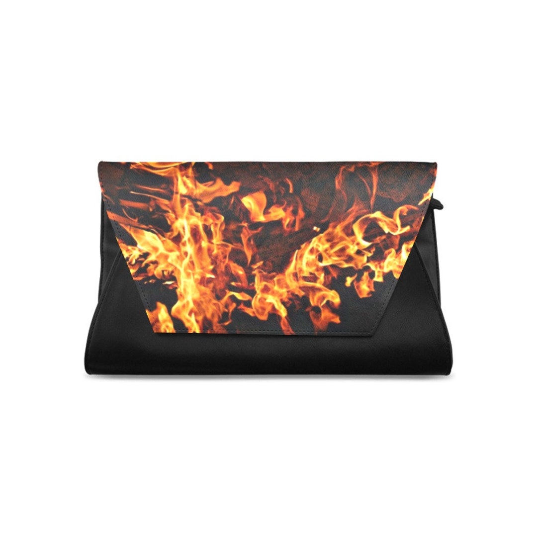 Fire Flames Elegant Clutch Bagevening Bag/purse/handbaggift - Etsy