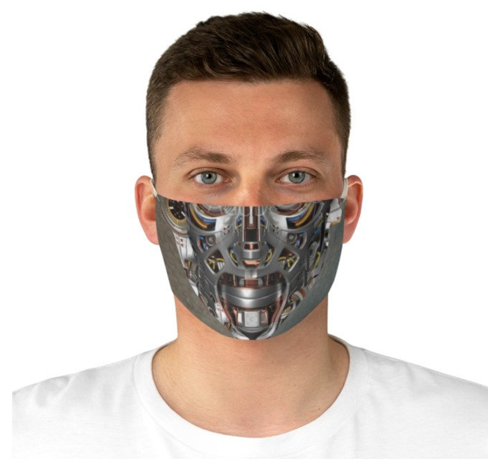 Cyborg Robotics Face Mask Realistic - Etsy UK