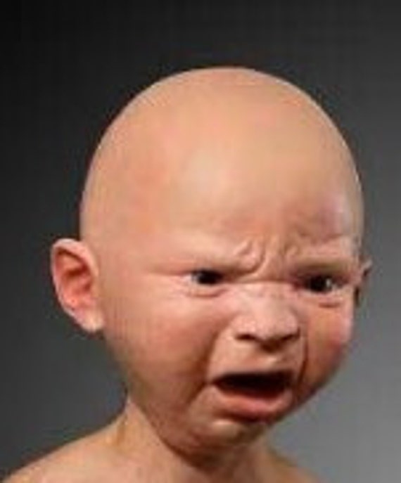 Angry Baby Face Mask