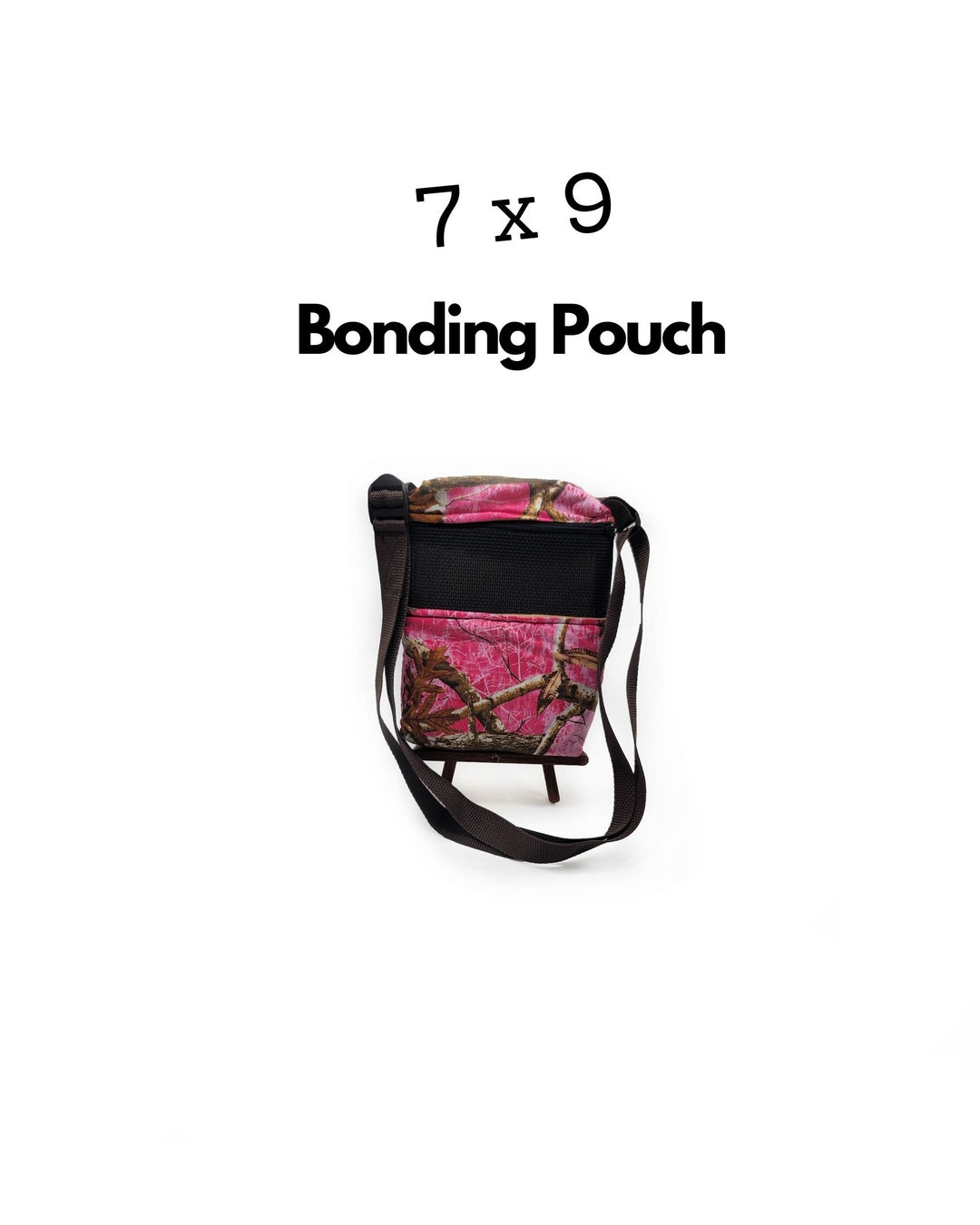 Sugar Glider Bonding Pouch, Pink Camo 7x9, Small Animal Bonding Bag ...