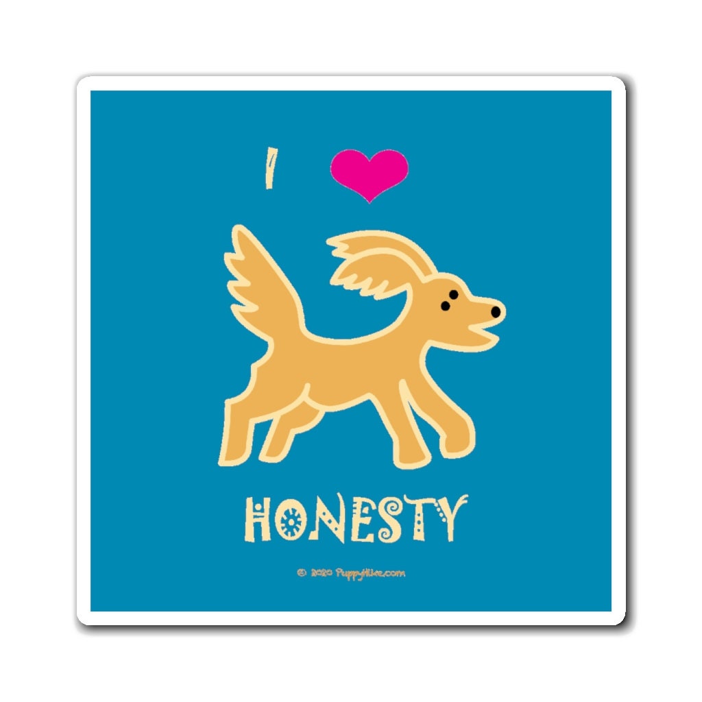 I Love Honesty Goldendoodle Magnet (optional Custom Name or Word or ...