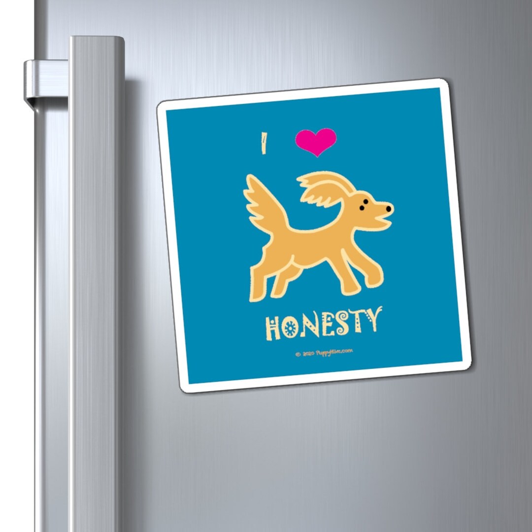 I Love Honesty Goldendoodle Magnet (optional Custom Name or Word or ...