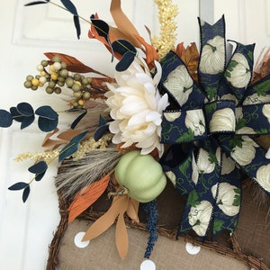 Fall Acorn Door Hanger, Fall Acorn Wreath, Fall Acorn Rustic Style Door ...
