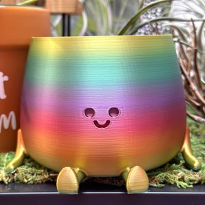 Smiley Face Planter Pot | Plant Pot for Small Houseplants | Cute Funny ...
