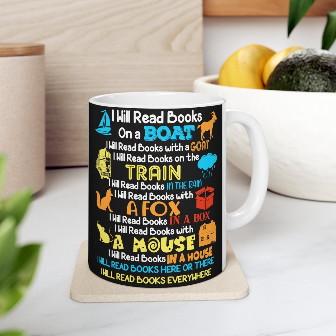 Book Nerd Mug Funny Quotes I Will Read Books on Boat Bookworm Books ...
