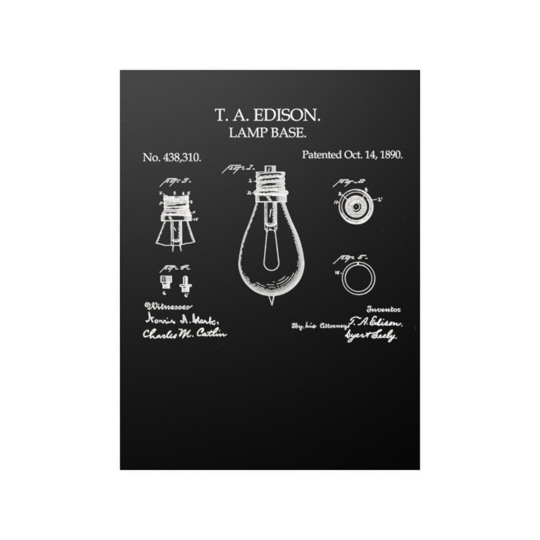 Electrical Engineers Wall Poster Electrician Light Bulb Electricity ...