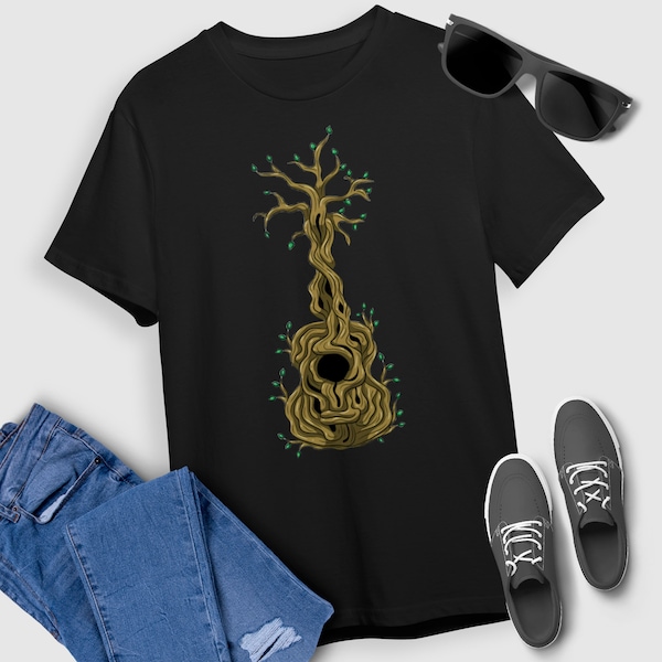 Guitar Tree T Shirt - Etsy