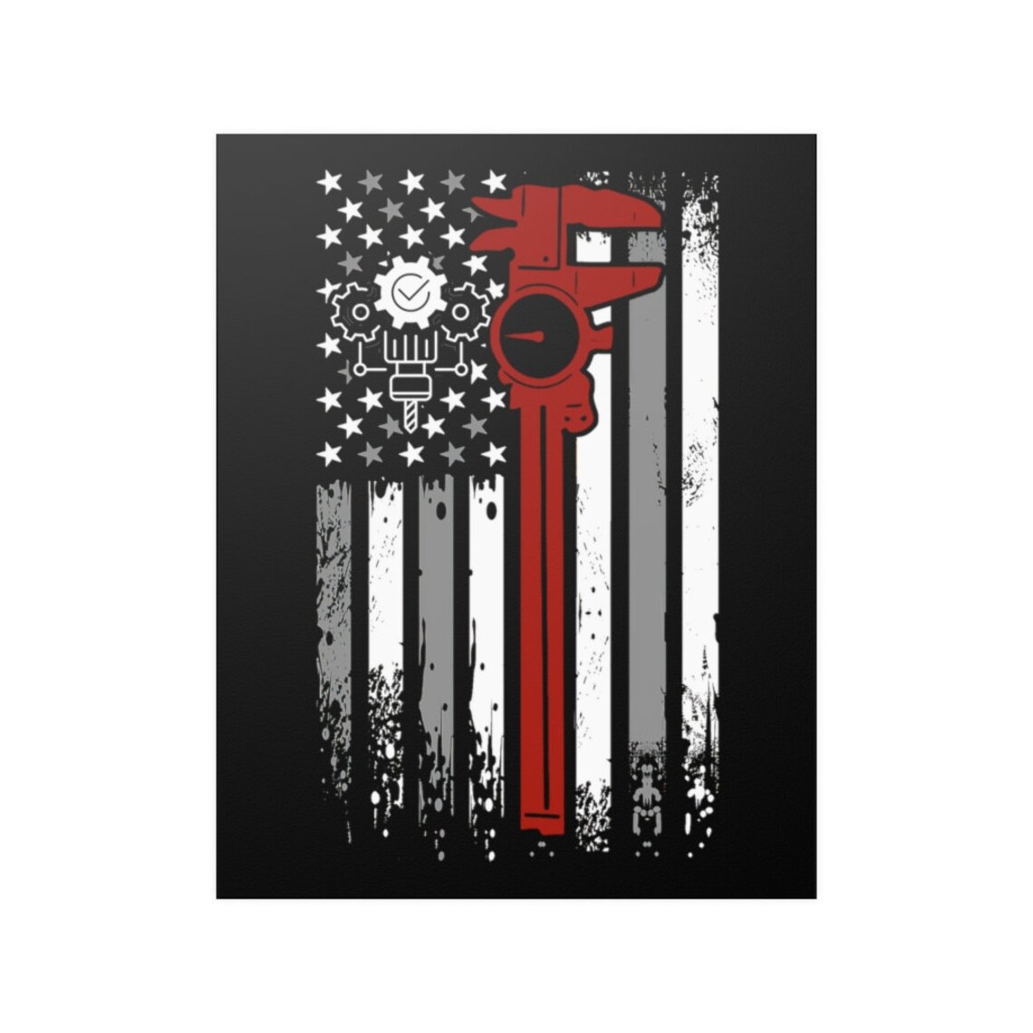 Machinist Wall Poster Machinist Flag Tools CNC Machine Operator ...