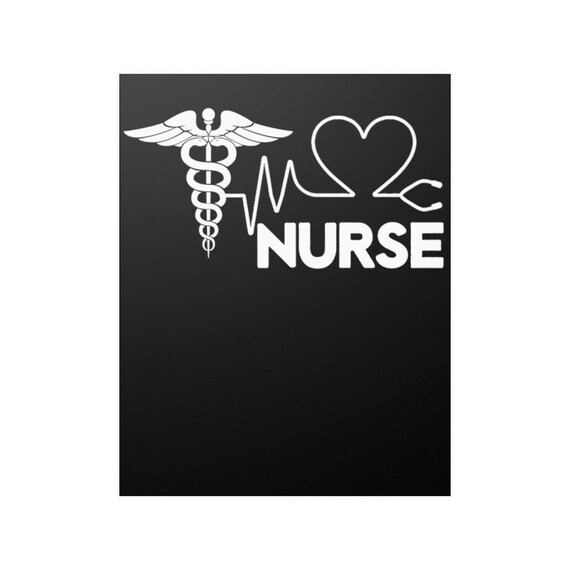 Nurses Symbol Love Premium Vector | Nurse Heart Vector Art
