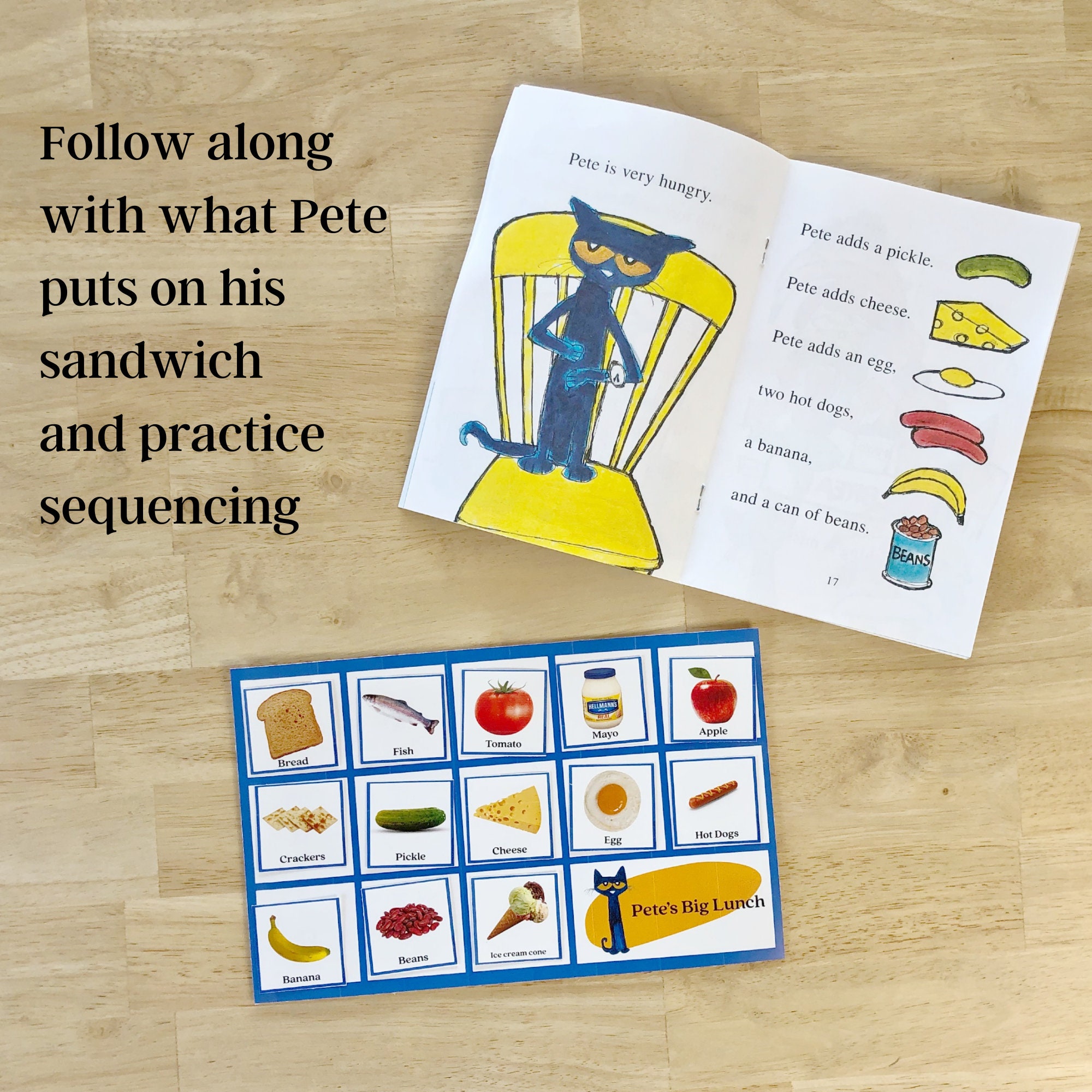 Preschool Activity Learning Food Groups, Sorting, and Sequencing With ...