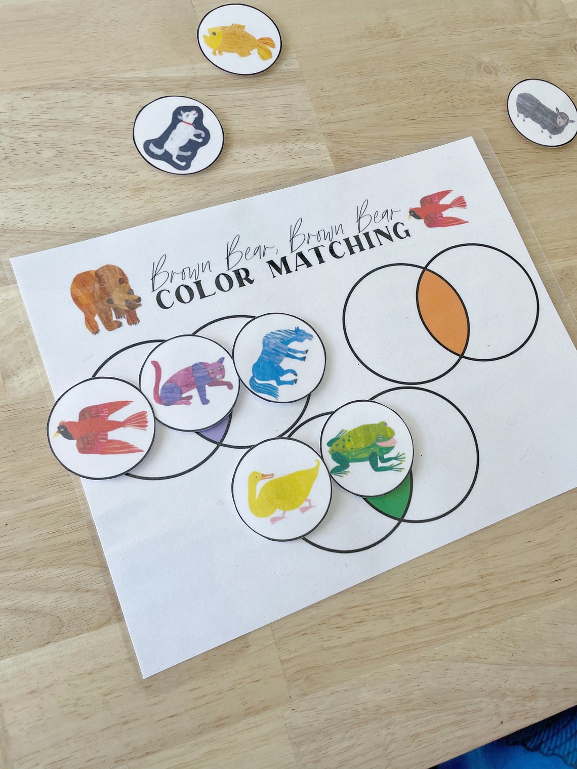 Brown Bear, Brown Bear Learning Bundle Digital Download Preschool ...