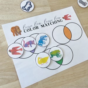 Brown Bear, Brown Bear Learning Bundle - Digital Download - Preschool ...