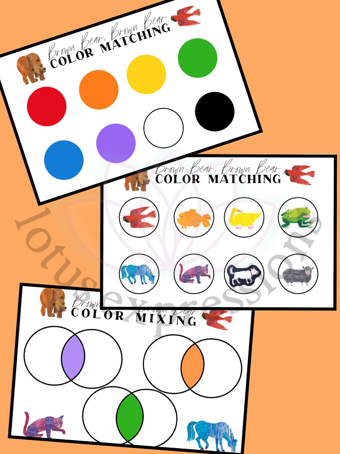 Brown Bear, Brown Bear Learning Bundle - Digital Download - Preschool ...