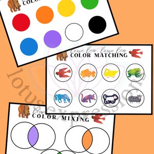 Brown Bear, Brown Bear Learning Bundle - Digital Download - Preschool ...