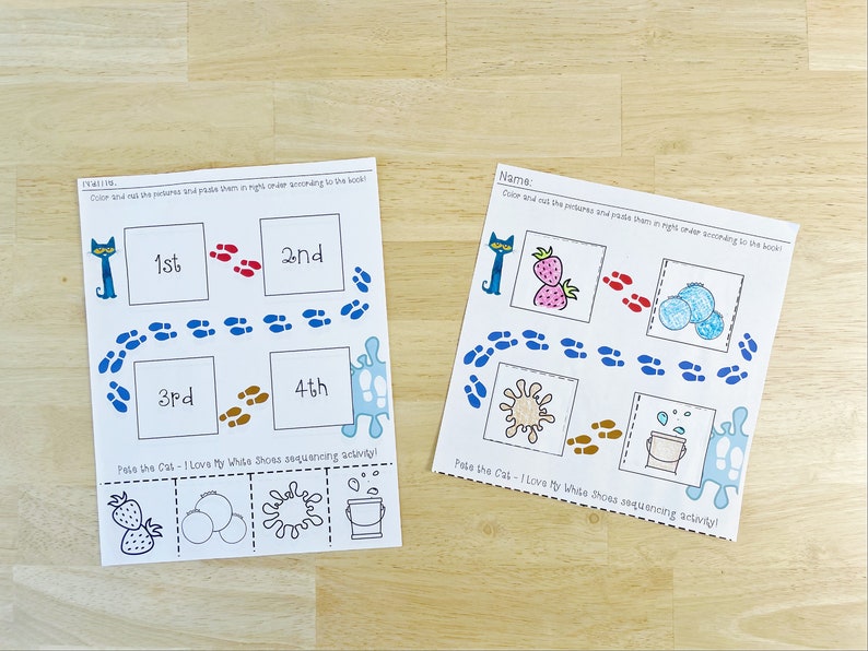 Pete the Cat I Love My White Shoes - Digital Download - Preschool ...