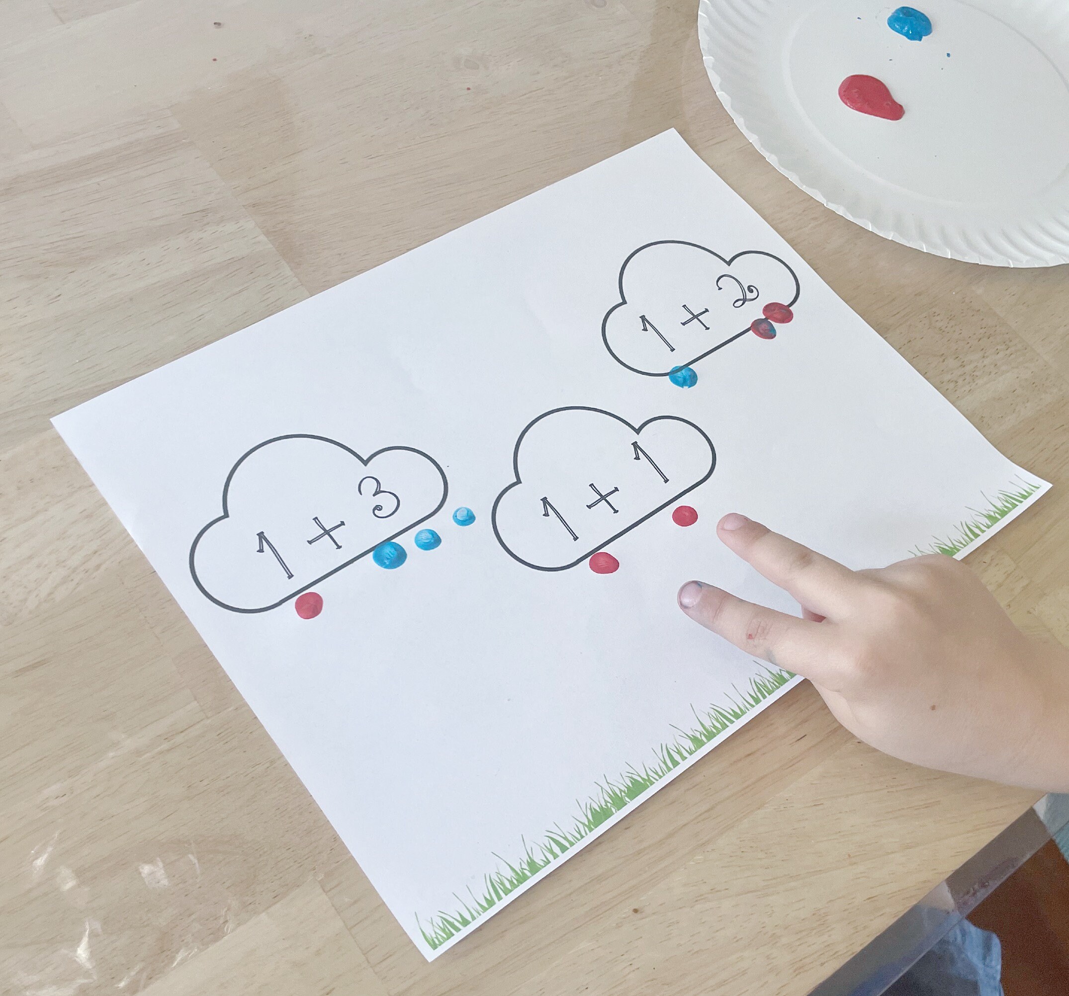 Counting Clouds - Preschool Counting and Addition Activity ...