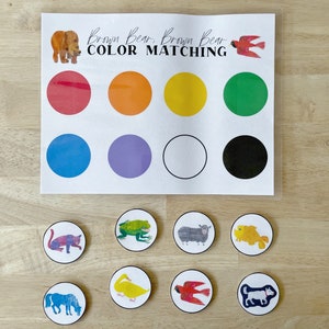 Brown Bear, Brown Bear Learning Bundle - Digital Download - Preschool ...