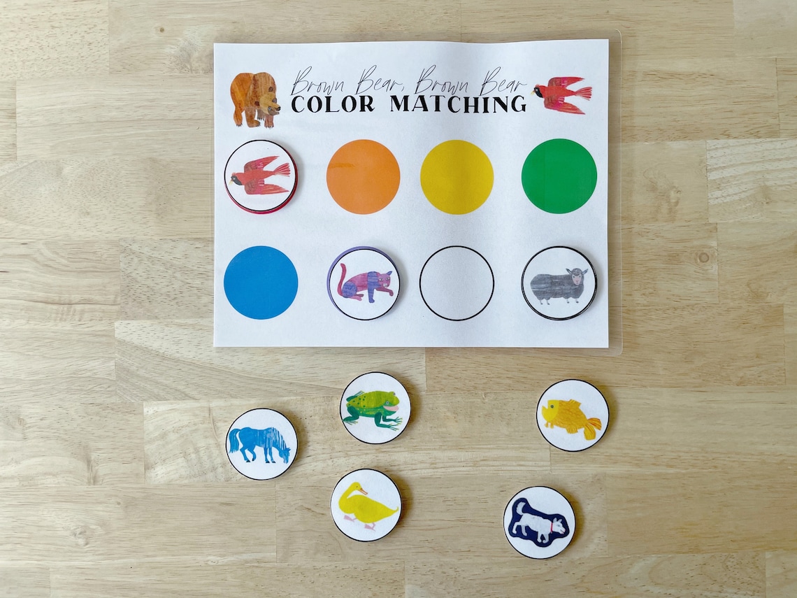 Brown Bear, Brown Bear Learning Bundle - Digital Download - Preschool ...