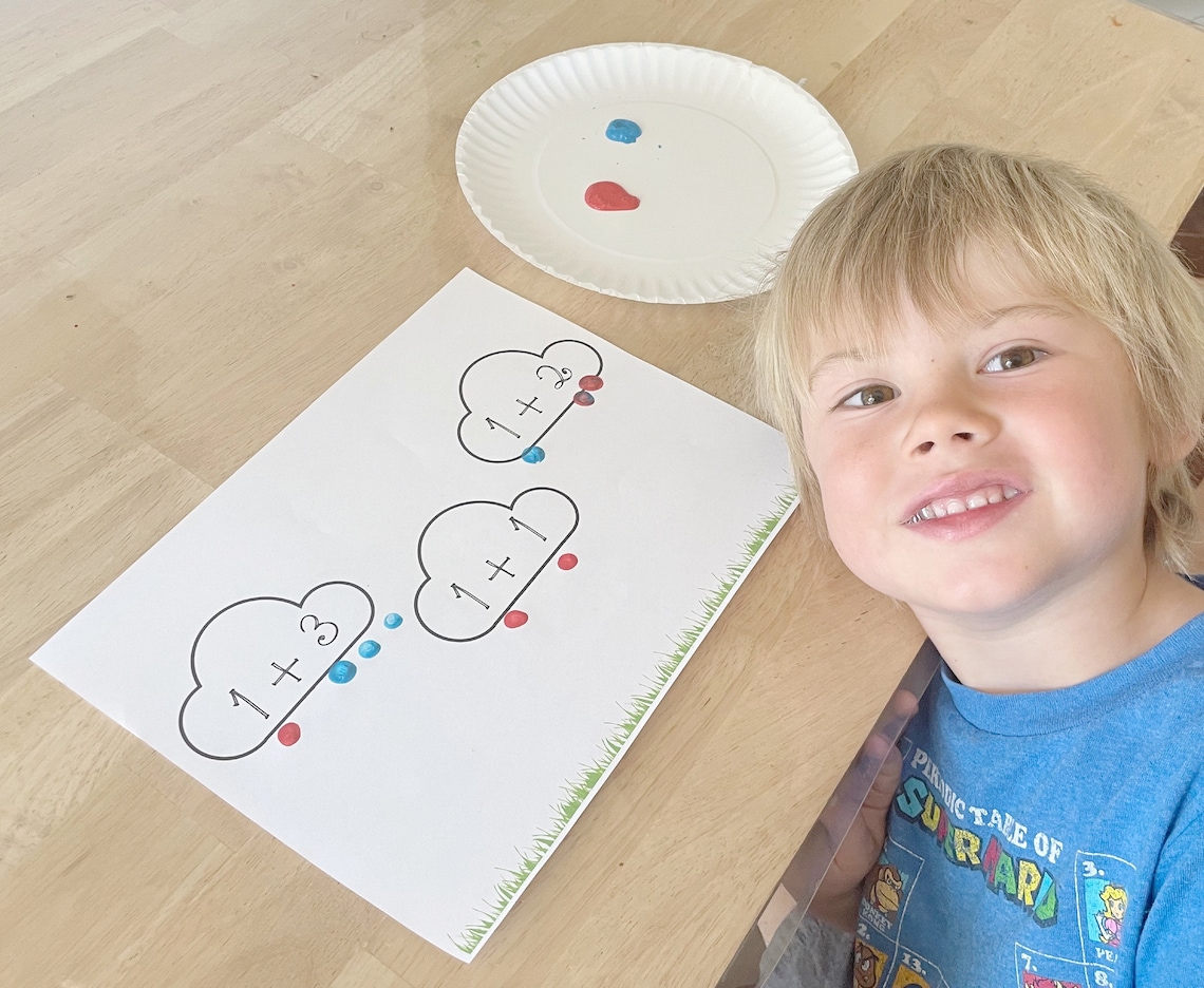 Counting Clouds - Preschool Counting and Addition Activity ...