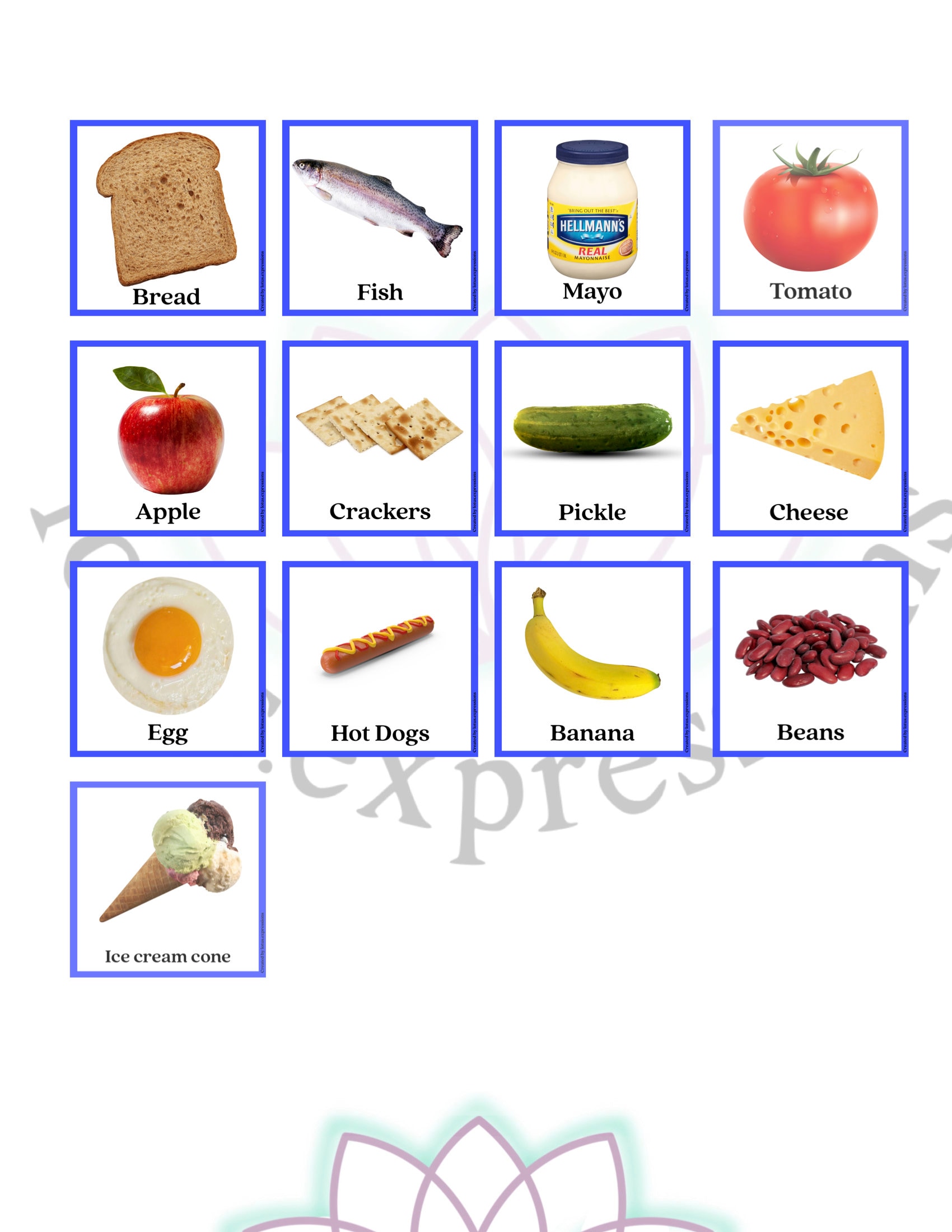 Preschool Activity Learning Food Groups, Sorting, and Sequencing With ...
