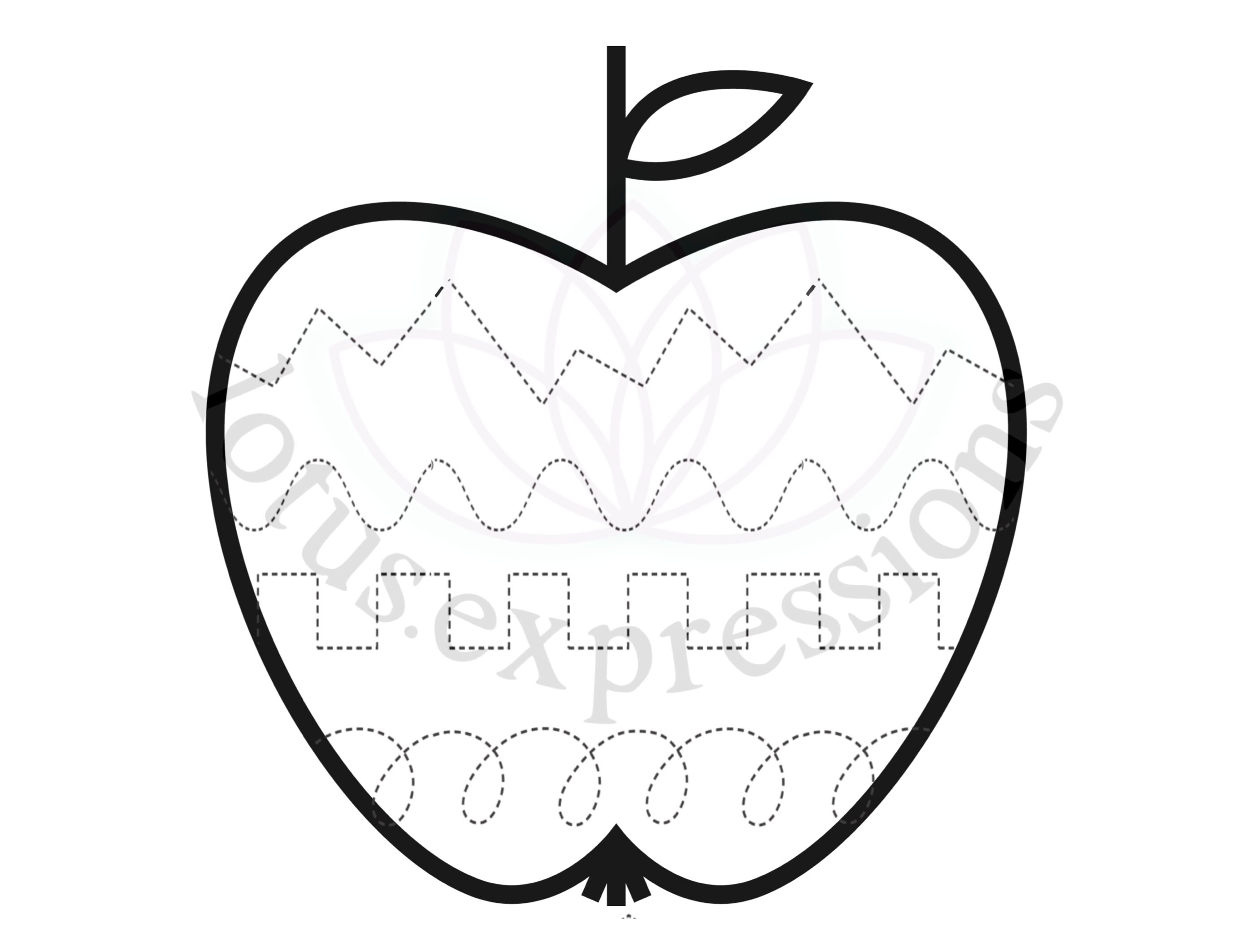 All About Apples - Preschool Apple Activity, Learn Parts of an Apple ...