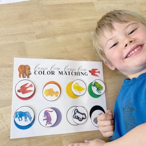 Brown Bear, Brown Bear Learning Bundle - Digital Download - Preschool ...