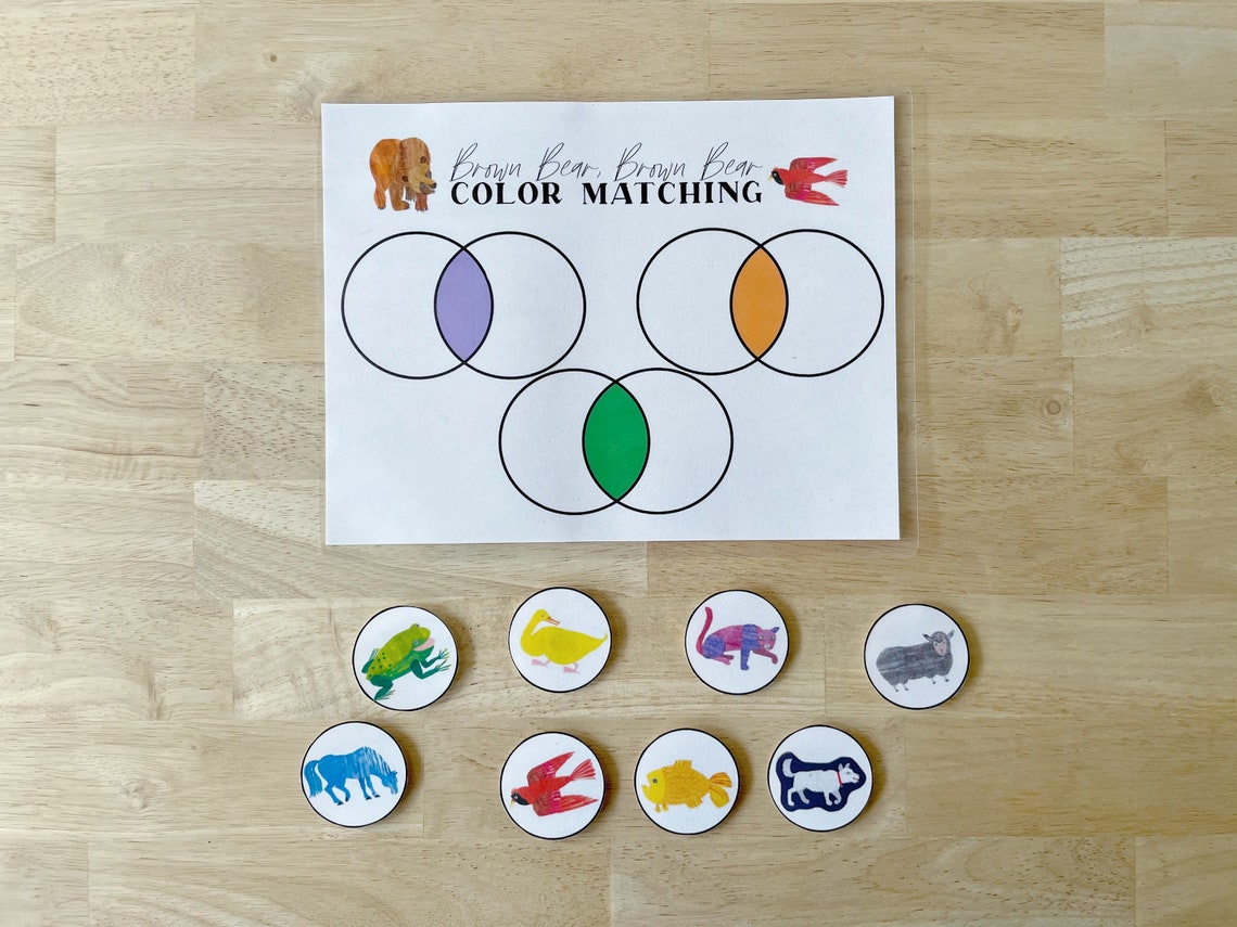 Brown Bear, Brown Bear Learning Bundle - Digital Download - Preschool ...