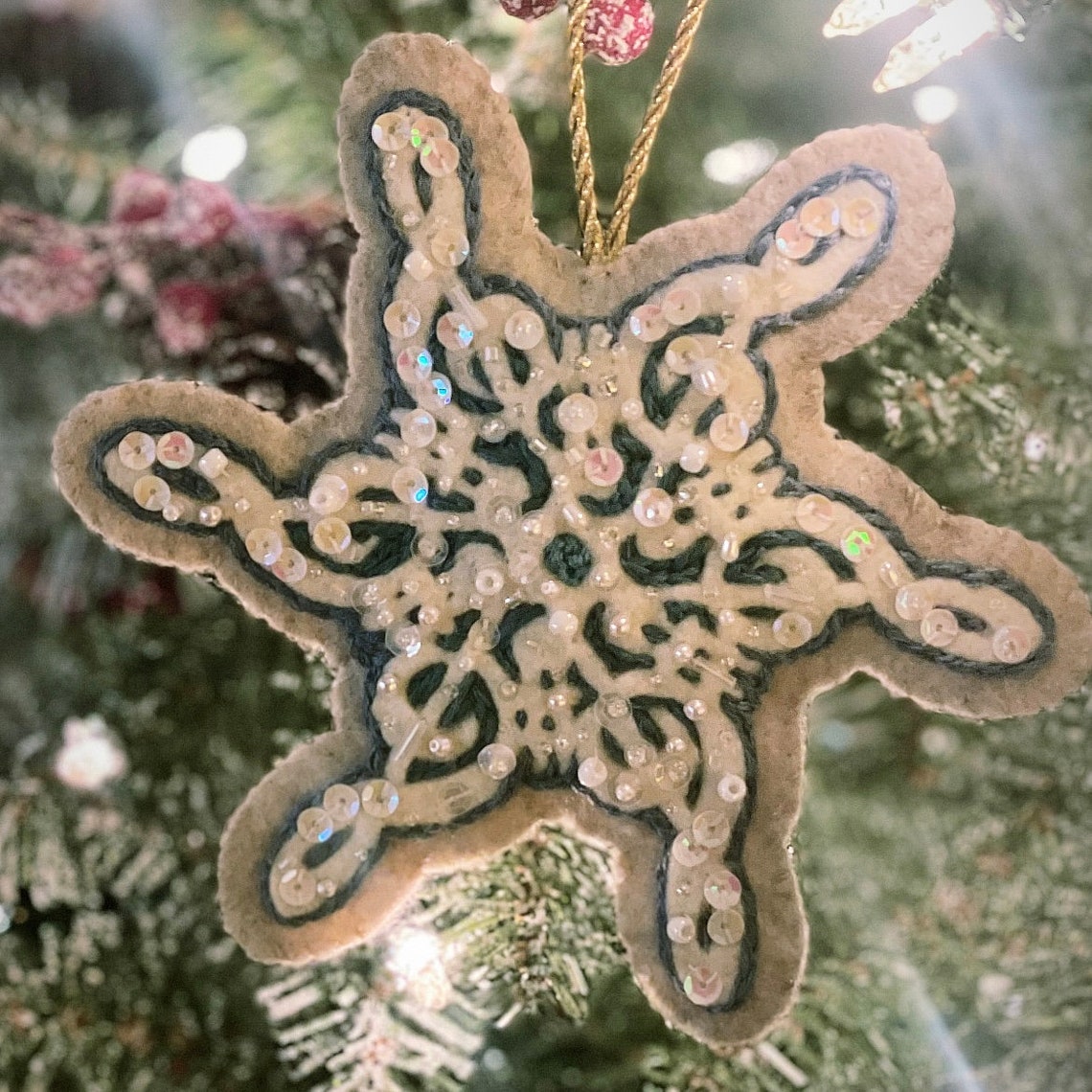 Custom Handmade Felt Ornaments - Etsy