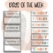 Modern Pastels Classroom Decor Calendar Chart Classroom - Etsy Canada