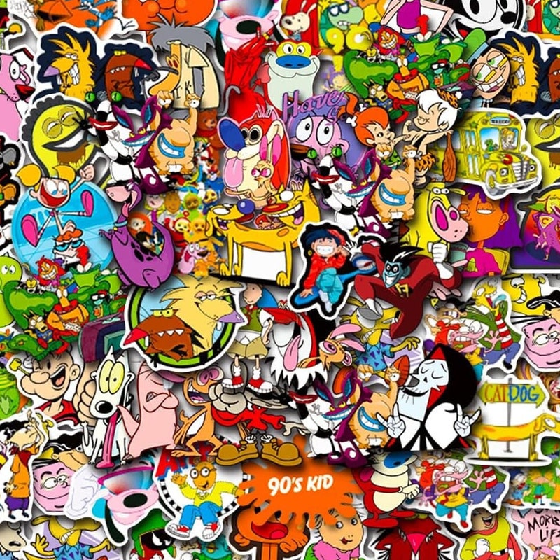 Cartoon Sticker - Etsy