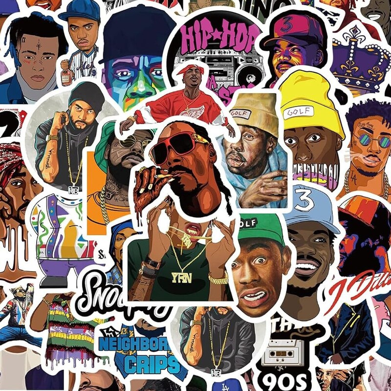Stickers of Rappers - Etsy