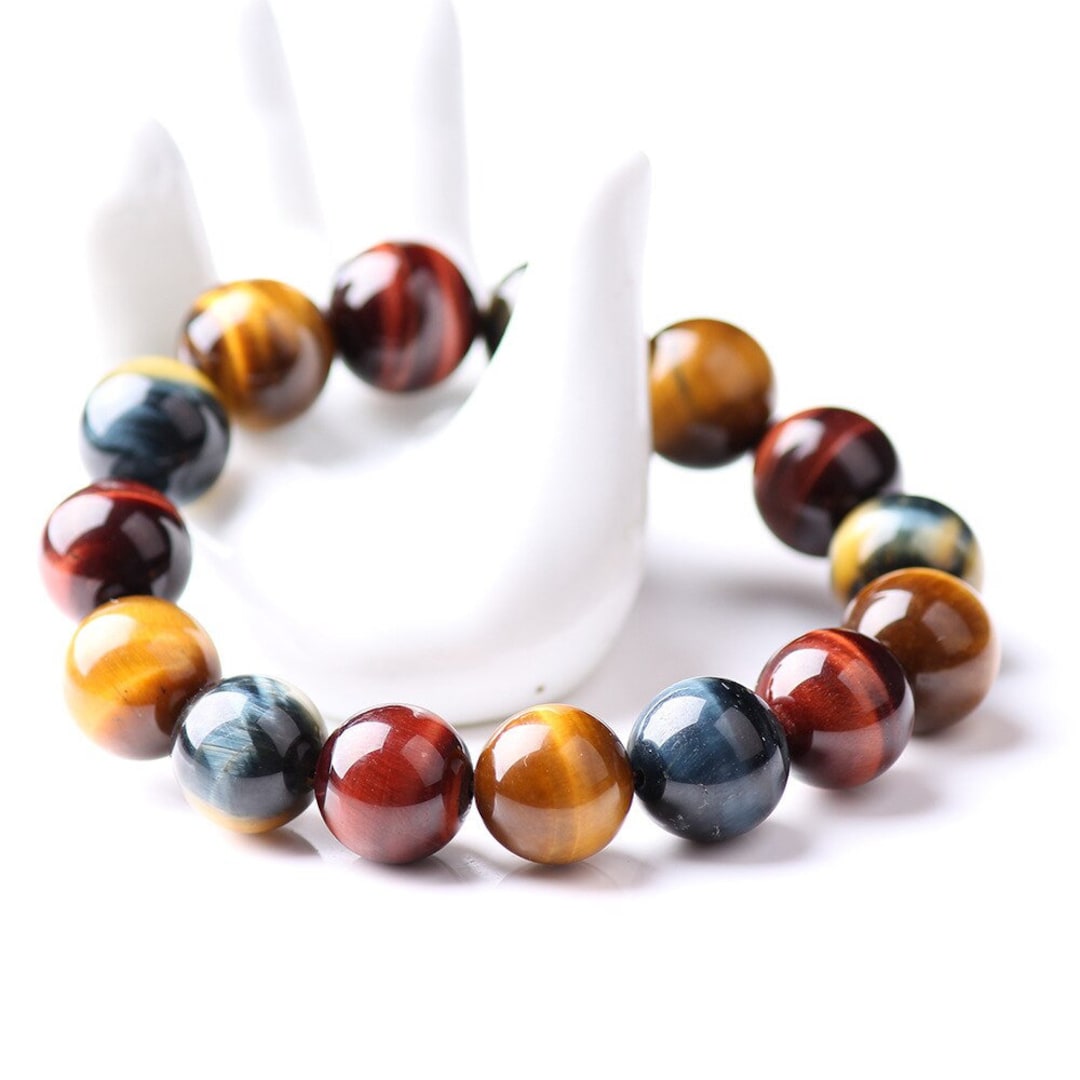 Genuine Natural Colorful Tiger's Tiger Eye Gemstone - Etsy